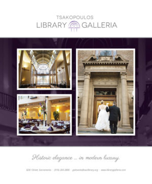 Tsakopoulos Library Galleria | Sacramento Modern Luxury Wedding Venue
