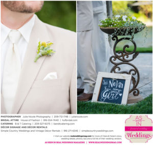 Sacramento Wedding Inspiration: Claire & Nolan {from the Summer/Fall ...