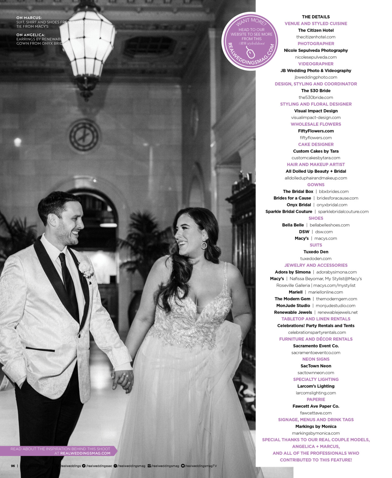 The Citizen Hotel Sacramento Wedding Inspiration: Let's Get Married ...