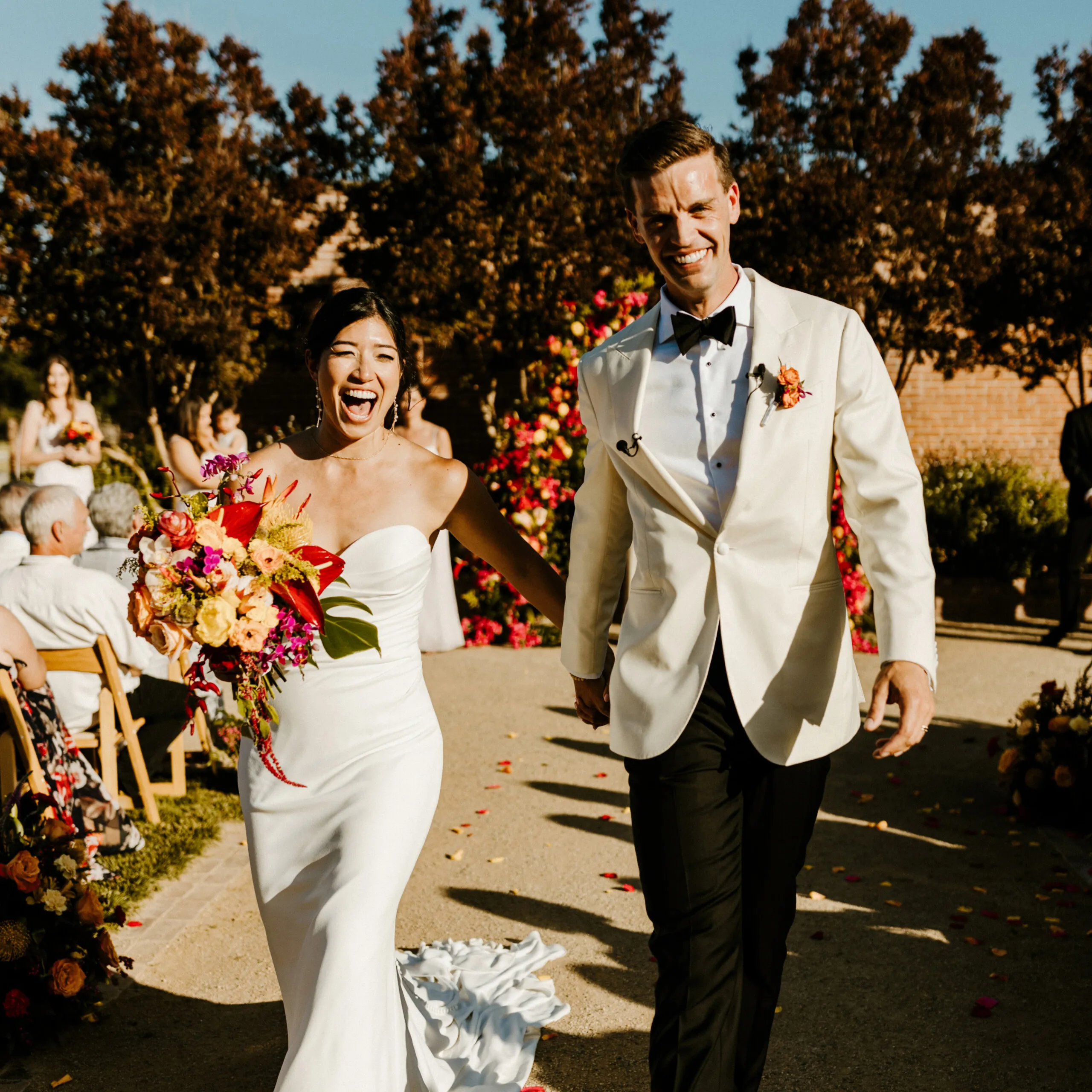 Real Weddings Wednesday: Lindsay + Andrew's Chic Old Sugar Mill Wedding