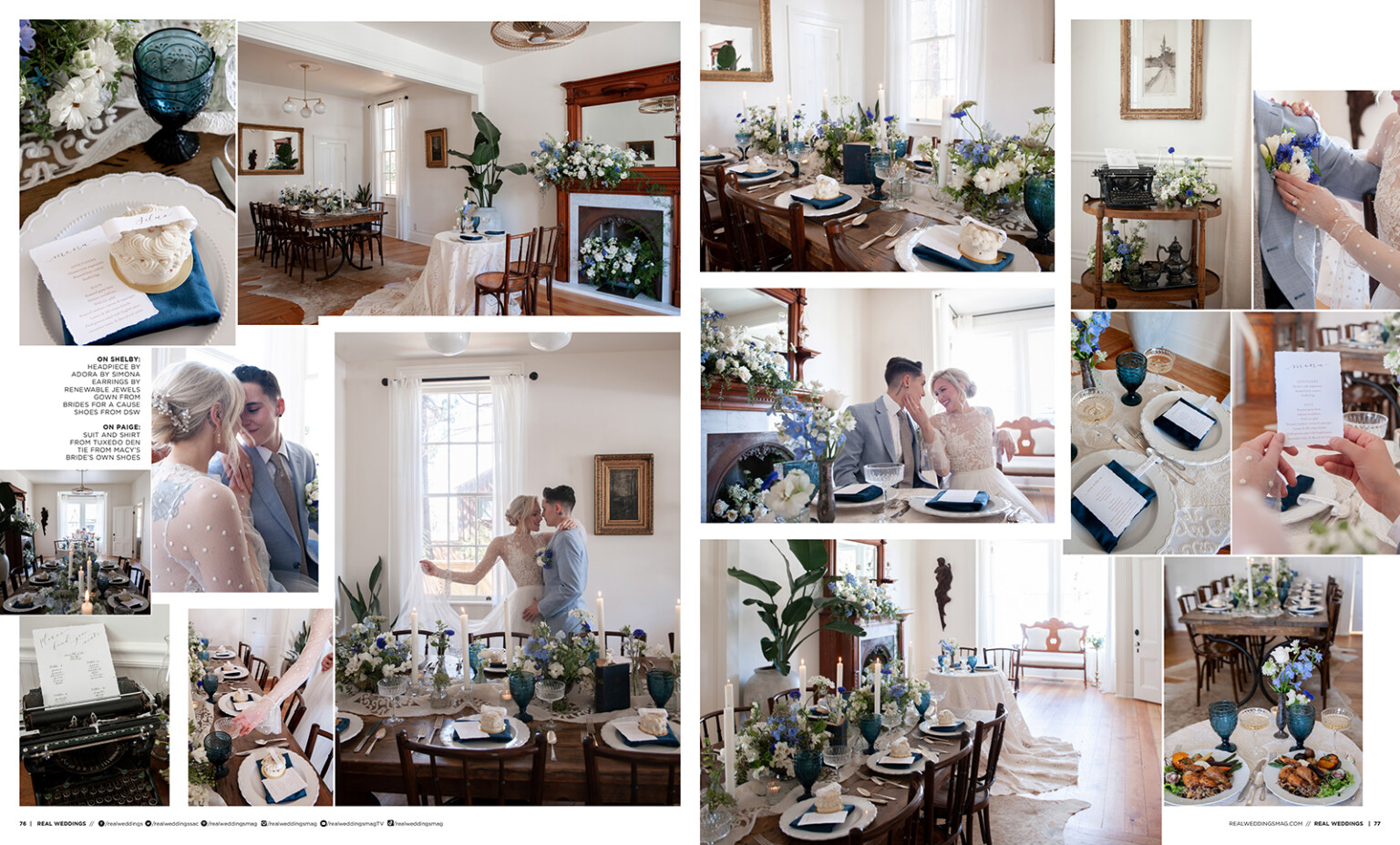 The Parsonage 1865 Wedding Inspiration: Vintage Love Affair—The Layout