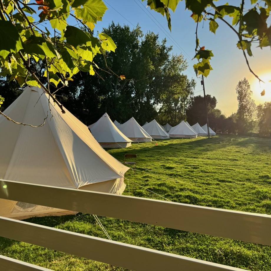 Happy Glamping Sacramento Backyard Luxury Tent Rental