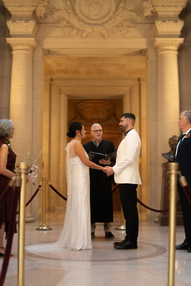 A City Hall “I Do” to Remember: Lora + Jesse’s Intimate Bay Area Wedding